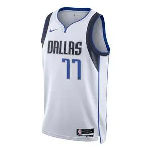 Nike Nba Dallas Mavericks Luka Doncic 2022/23 Association Edition Swingman Jersey - White/blue/navy