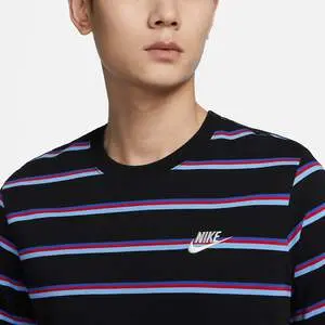 Nike Striped Short Sleeve T-shirt - Black