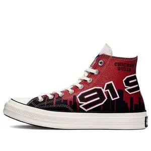 CONVERSE Chinatown Market X Chuck 70 High 'bulls Championship Jacket - Black/red