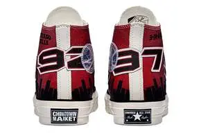 CONVERSE Chinatown Market X Chuck 70 High 'bulls Championship Jacket - Black/red