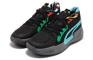 PUMA Court Rider Chaos 'block Party' Sneakers - Black