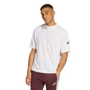 Adidas Essentials Loose Fit 3 Bar Logo T-shirt Asia Sizing 'white
