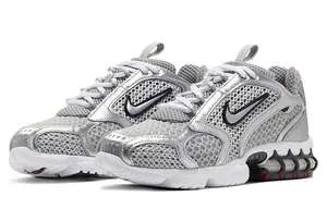 Nike Zoom Spiridon Cage 2 Metallic Silver Sneakers - Silverwhite