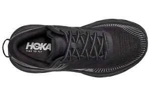 Hoka One One Bondi Wide 2e Athletic Sneakers - Black