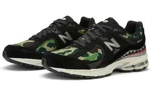 NEW BALANCE X A Bathing Ape 2002r "apes Together Strong Camo - Black