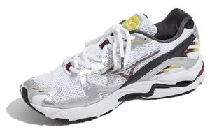 Mizuno Wave Rider Athletic Sneakers - White/red/black
