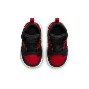 JORDAN Air 1 Mid "banned" High Top Sneakers - Red