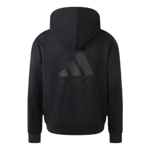 Adidas Basketball Sueded Hoodie - Carbon