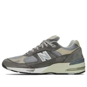 NEW BALANCE 991 Made In England 40th Anniversary Sneakers - Gray/cream/white