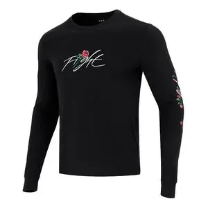 Nike Long Sleeve Crew Neck T-shirt With Floral Graphics - Default Colorway