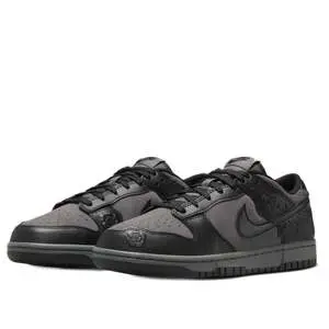 Nike Dunk Low "black Roses" Sneakers