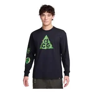 Nike Long Sleeves T-shirt Asia Sizing - Black