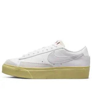 Nike Blazer Low Platform Sneakers - White/gray