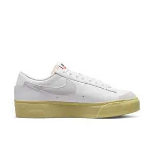 Nike Blazer Low Platform Sneakers - White/gray