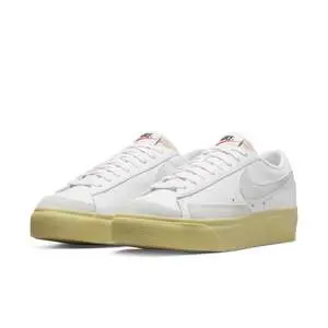 Nike Blazer Low Platform Sneakers - White/gray