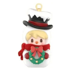 POP MART Sweet Bean Holiday Snowman Figure - Multi-color