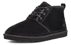 UGG Neumel Lace Up Fleece Lined Boots - Black