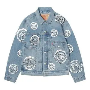 StÜssy X Denim Tears Type 2 Jacket - Light Blue