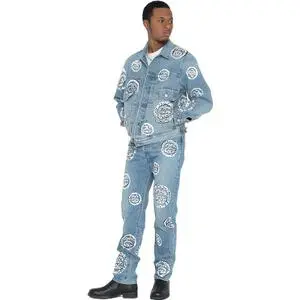 StÜssy X Denim Tears Type 2 Jacket - Light Blue