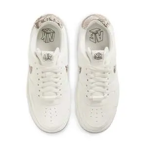 Nike Force 1 Pixel Se Sail Snake Sneakers - White