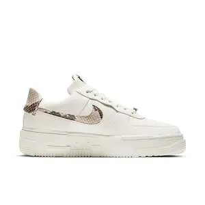 Nike Force 1 Pixel Se Sail Snake Sneakers - White