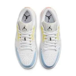 JORDAN 1 Low "to My First Coach" Sneakers - White/blue/pink