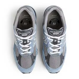 NEW BALANCE 991v1 Made In England Sneakers - Blue/grey