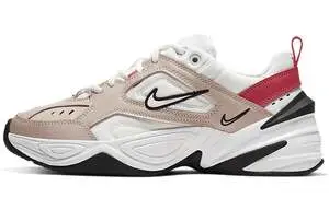 Nike M2k Tekno "fossil Stone" Sneakers - Gray/red/black
