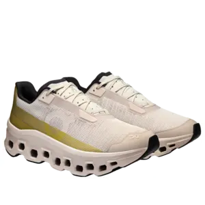 On Cloudmonster Void Sneakers - Grey/beige