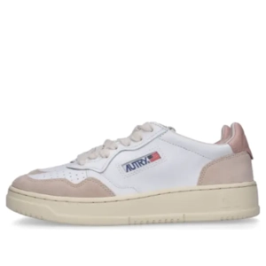 AUTRY Autry Medalist Low Leather Suede Sneakers White/pink
