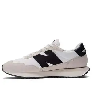 NEW BALANCE 237 Lace-up Sneakers - Cream/white/black