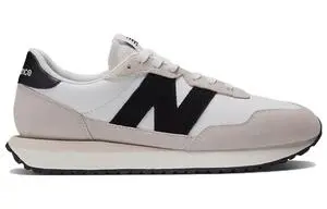 NEW BALANCE 237 Lace-up Sneakers - Cream/white/black