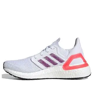 Adidas Ultraboost 20 Sneakers - White/purple/red