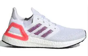 Adidas Ultraboost 20 Sneakers - White/purple/red