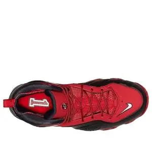 Nike Zoom Rookie "university Red" High-top Sneakers - Black/red