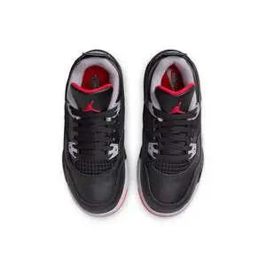 JORDAN Air 4 Retro "bred Reimagined" Sneakers - Black/fire Red/cement Grey