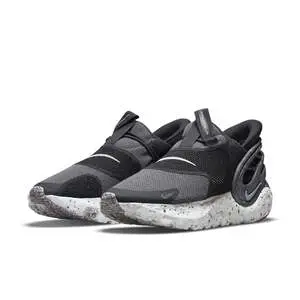 Nike Glide Flyease Low Top Sneakers - Mercury Grey/black/grey Fog