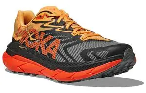 Hoka One One Tecton X 2 Athletic Sneakers - Black/flame