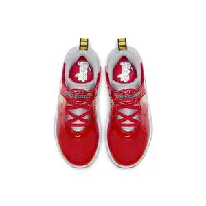 Nike Team Hustle D 9 Auto Basketball Sneakers - Red