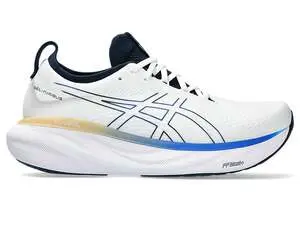 Asics Gel-nimbus 25 Athletic Sneakers - White/illusion Blue