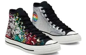 CONVERSE Chuck 70 High Top Sequined Pride Sneakers