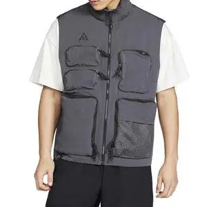 Nike Multiple Pockets Sports Functional Logo Vest - Gray