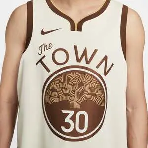 Nike Nba Stephen Curry Golden State Warriors City Edition Swingman Jersey
