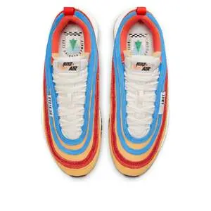 Nike Max 97 Se 'running Club' Sneakers - Yellow/blue/white