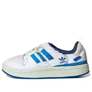 Adidas Puffylette Forum Low Top Sneakers - White/blue