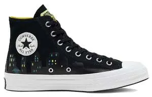CONVERSE X Dc Comics X Chinatown Market Chuck 70 High Top "gotham City Glow In The Dark - Black