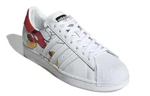 Adidas Disney X Superstar Mickey Mouse Graphic Sneakers - White