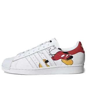 Adidas Disney X Superstar Mickey Mouse Graphic Sneakers - White