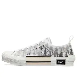 Dior B23 Low Top Oblique Sneakers - White/black
