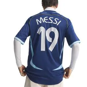 Adidas Lionel Messi Argentina 2006 Away Jersey